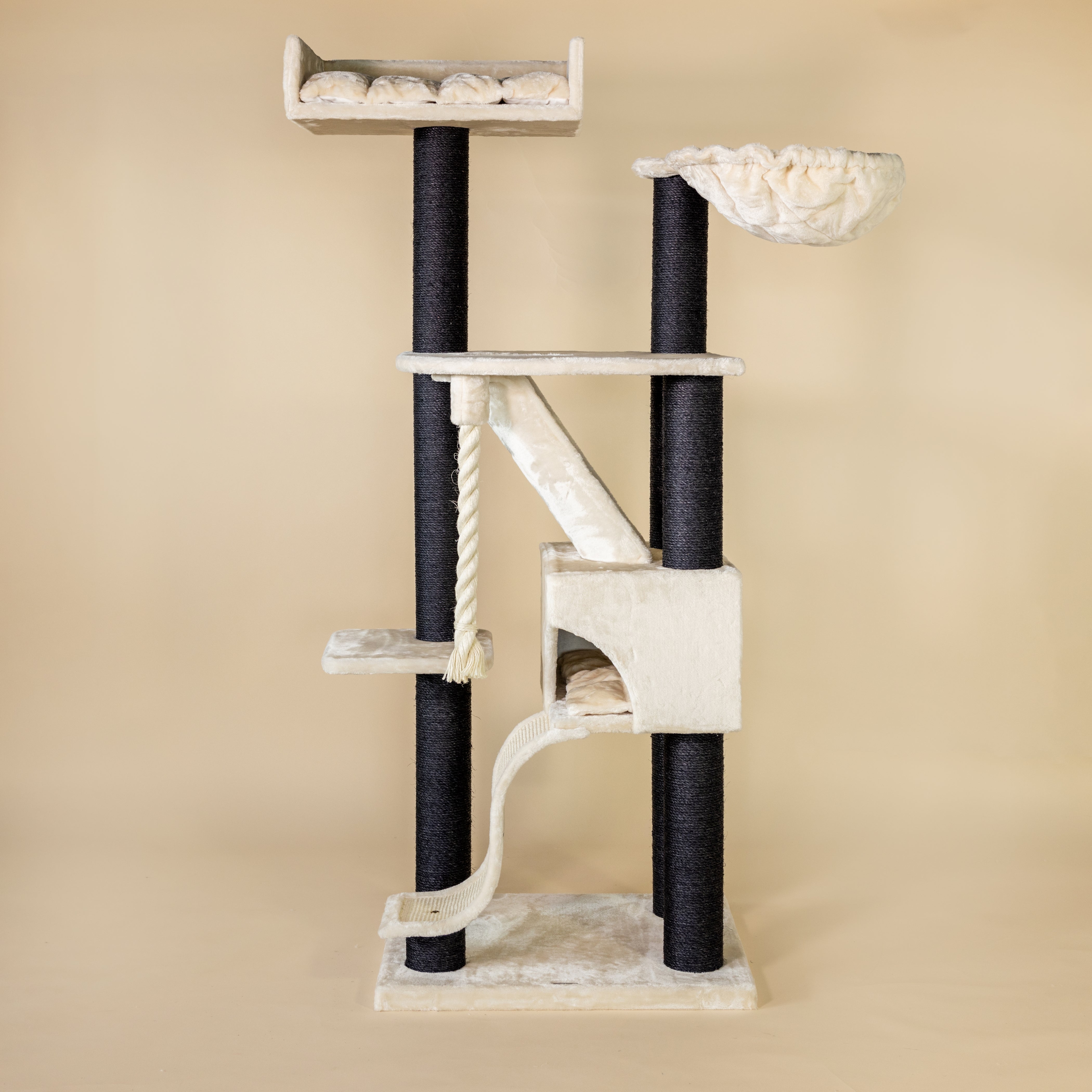 Kilimandjaro Blackline Cream - Cat Tree for large cats from RHR Pets