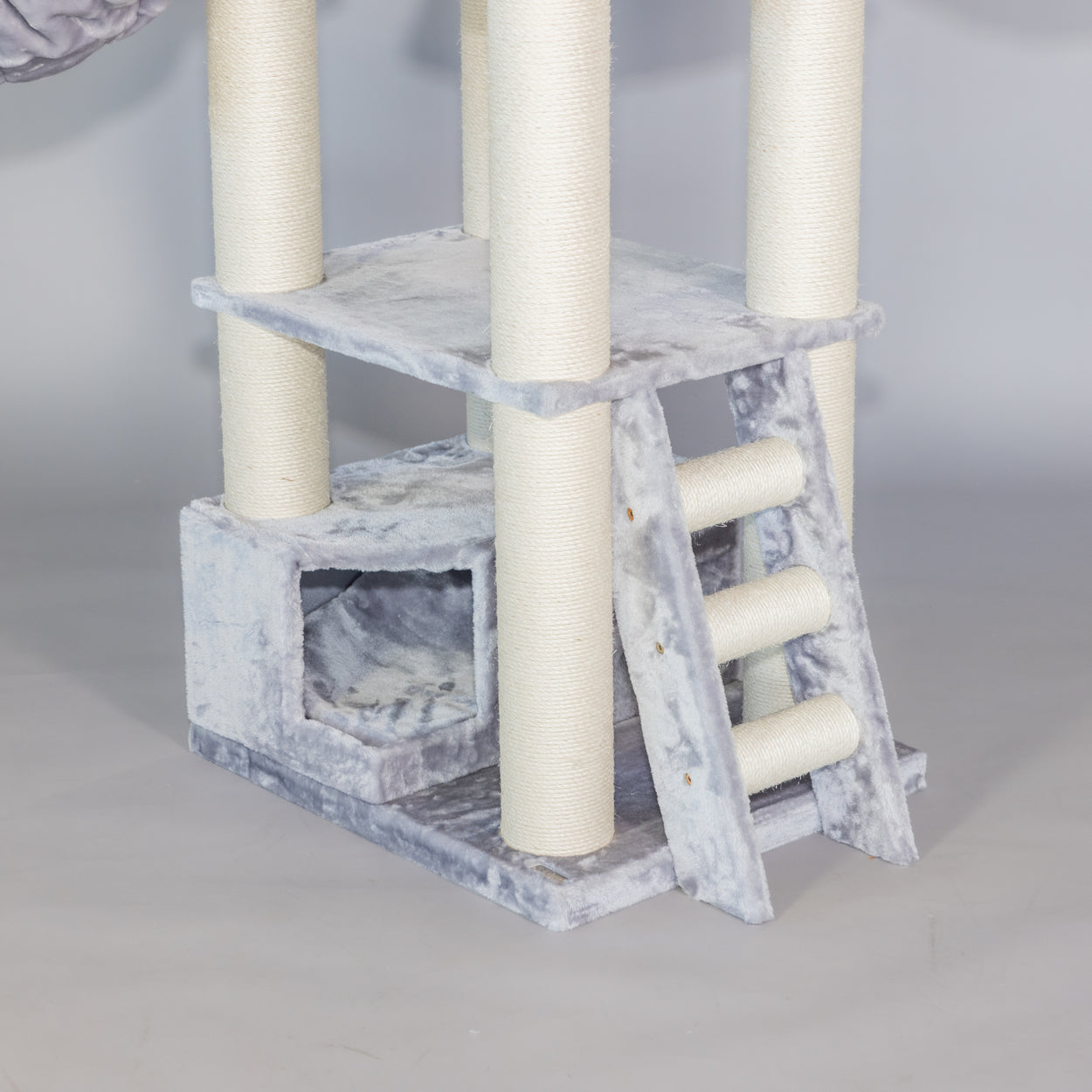 Corner Coon Light Grey - Cat Tree for large cats from RHR Pets