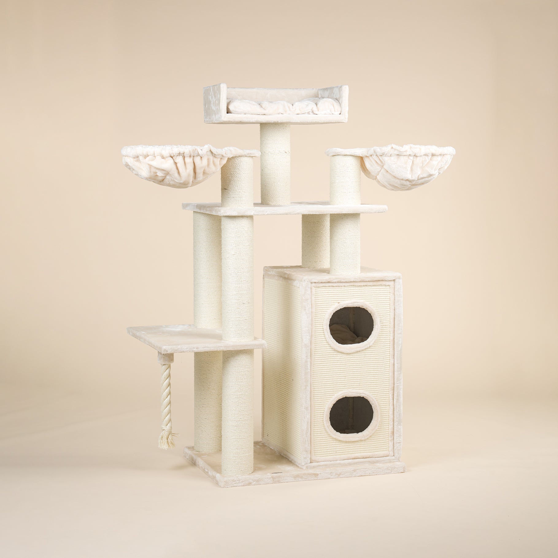 Cat Paradise Cream - Cat Tree for large cats from RHR Pets