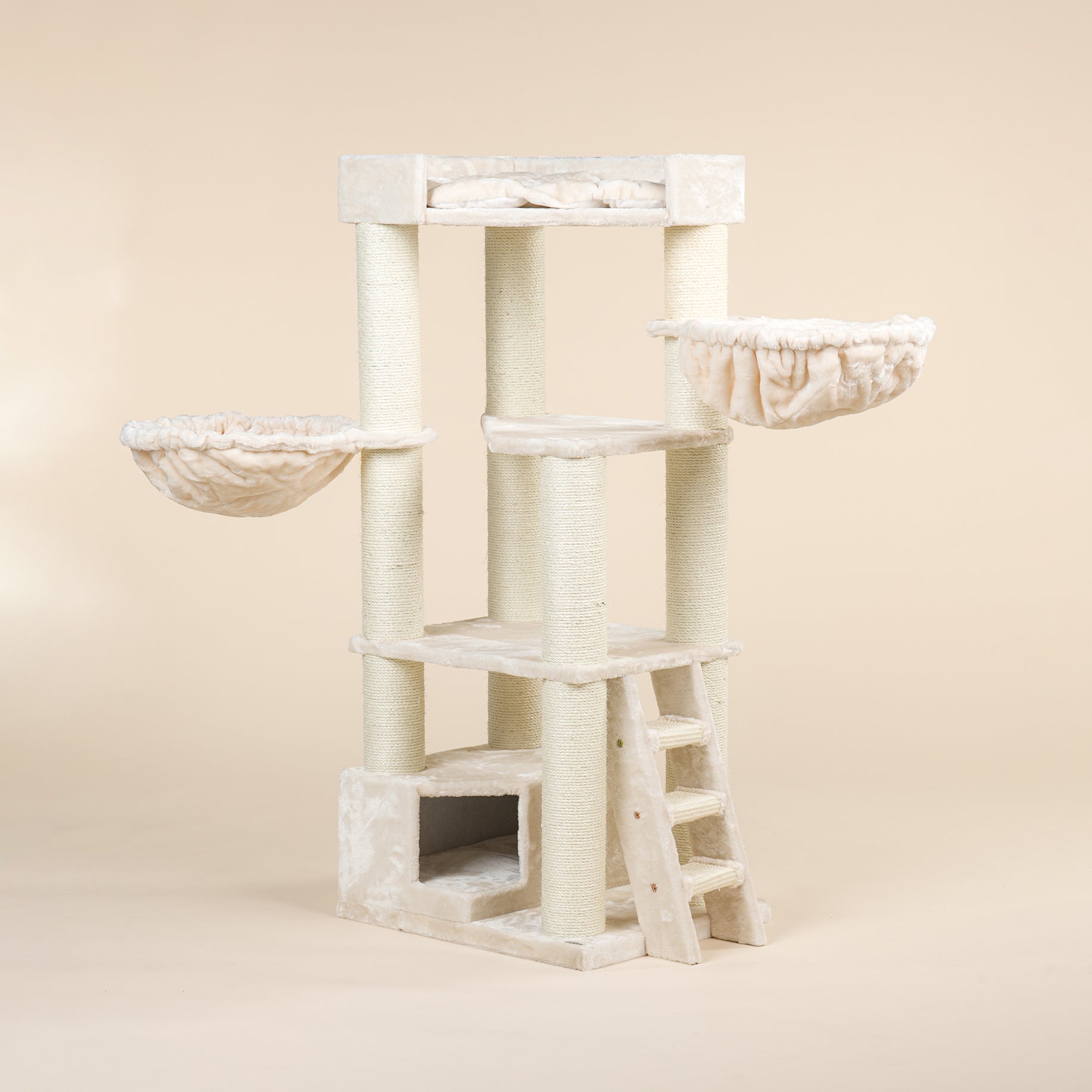 Corner Coon Cream - Cat Tree for large cats from RHR Pets